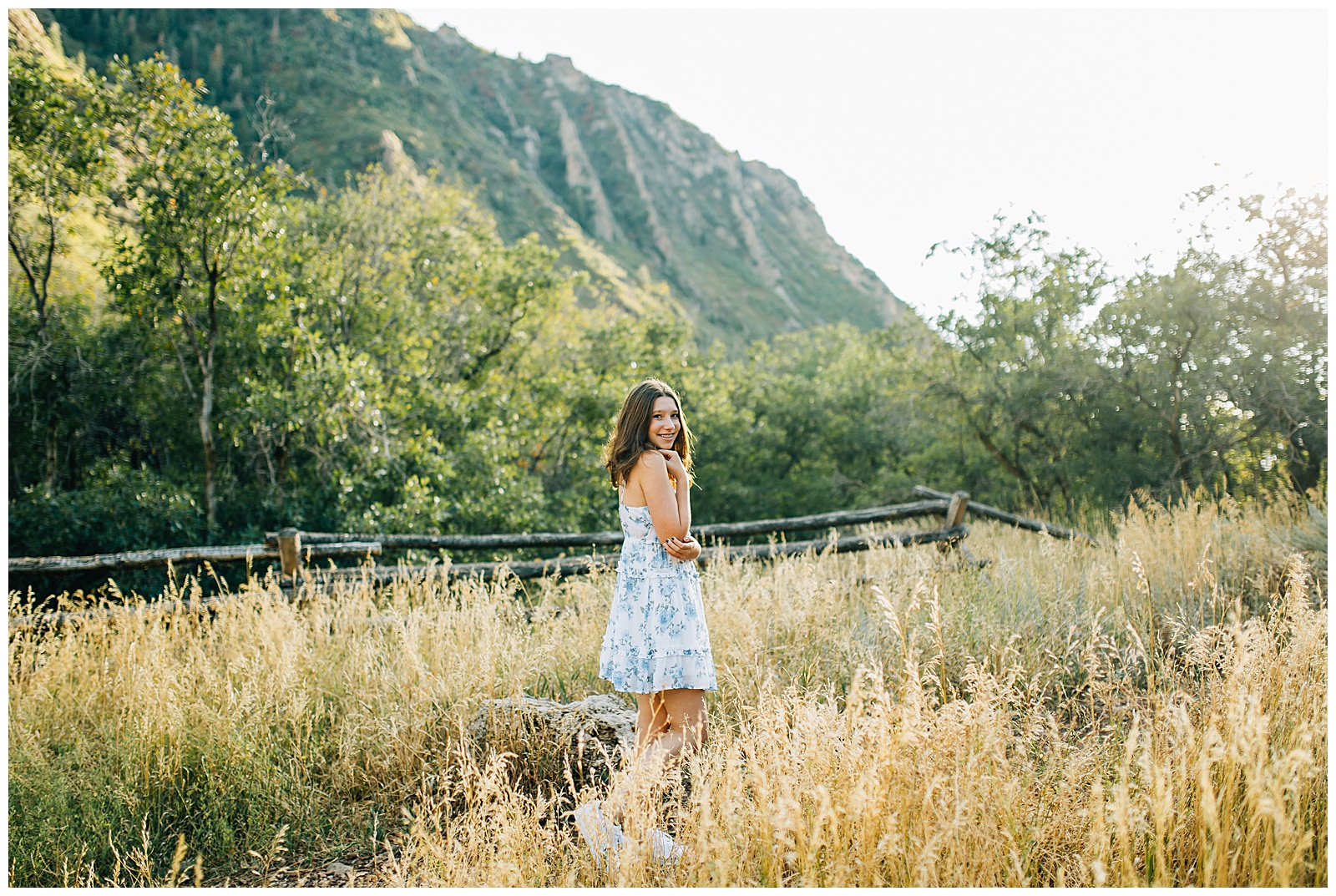 Alex's Senior Photos in Millcreek Canyon | Waterford School