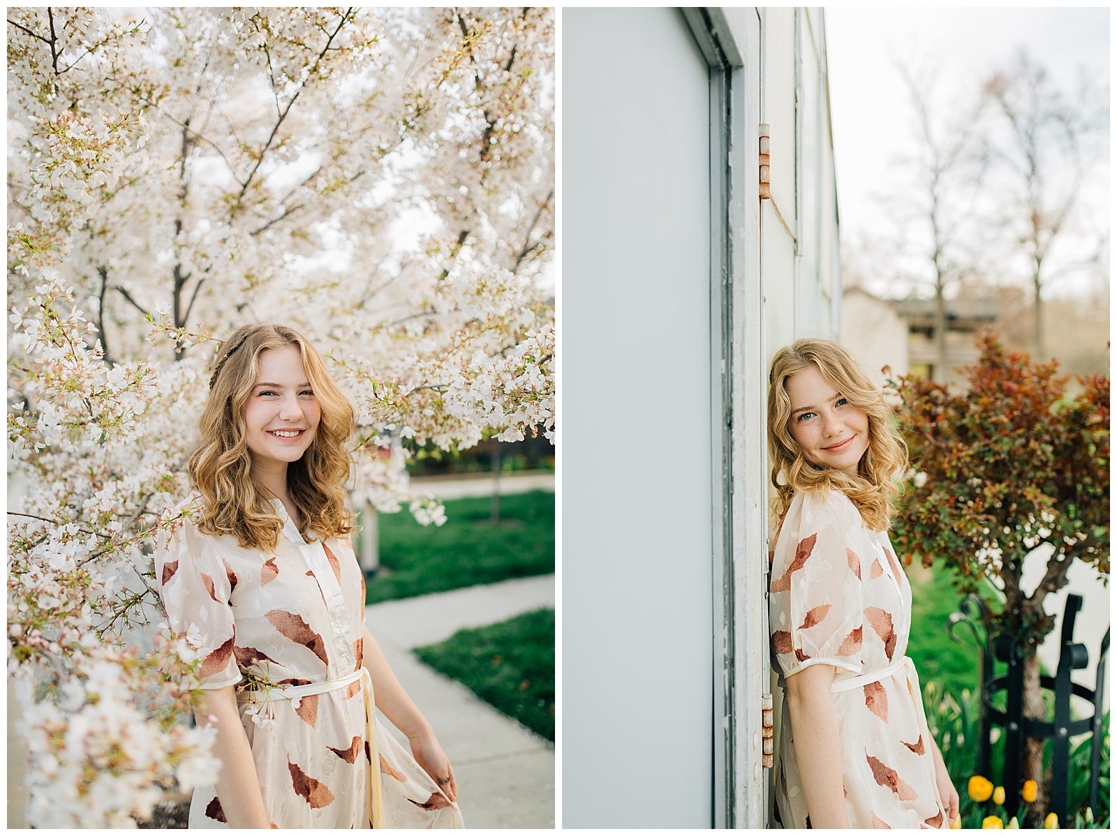 Amanda's Senior Photos Amongst Spring Trees at Liberty Party & Wall Art ...