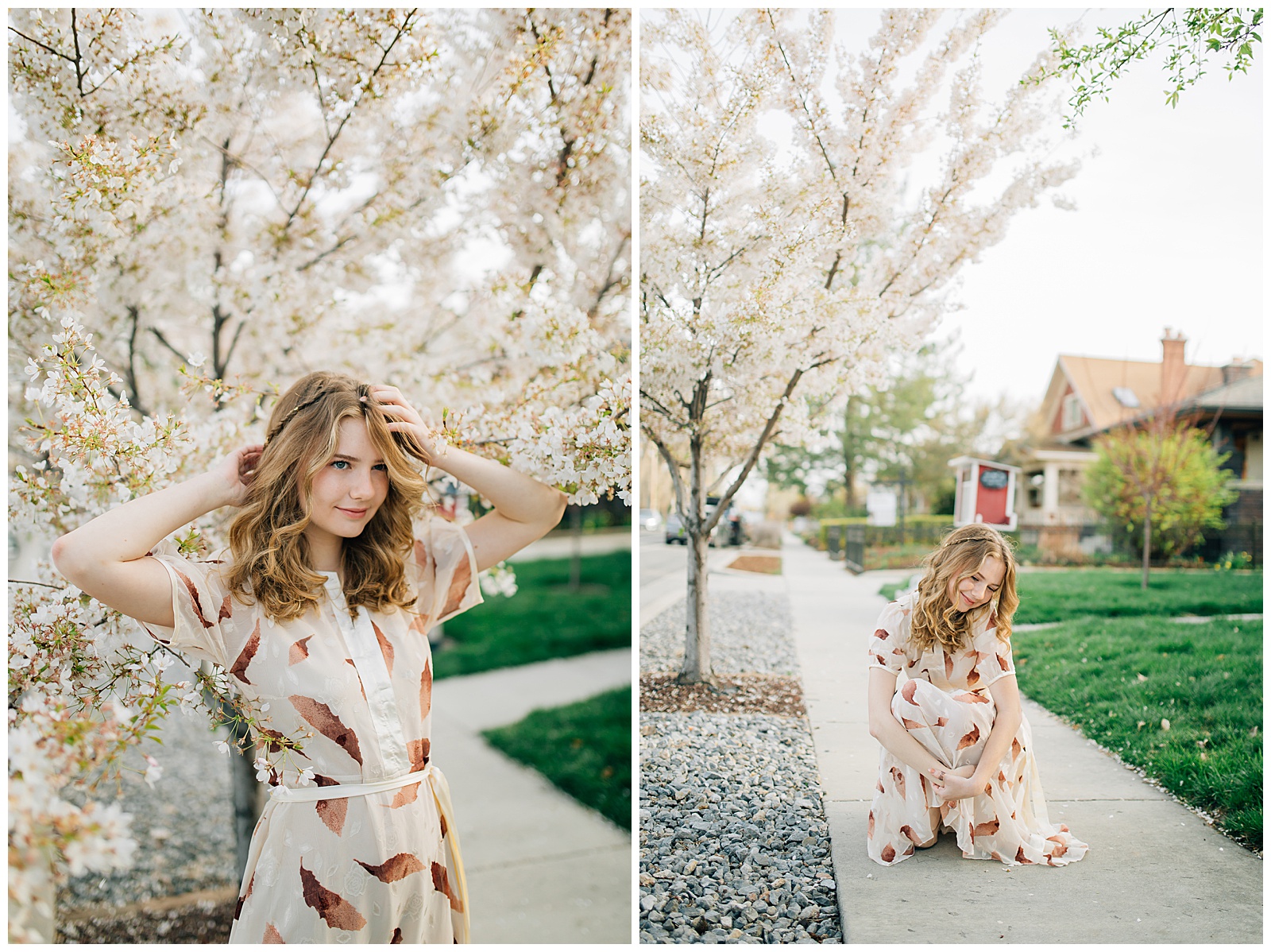 Amanda's Senior Photos Amongst Spring Trees at Liberty Party & Wall Art ...