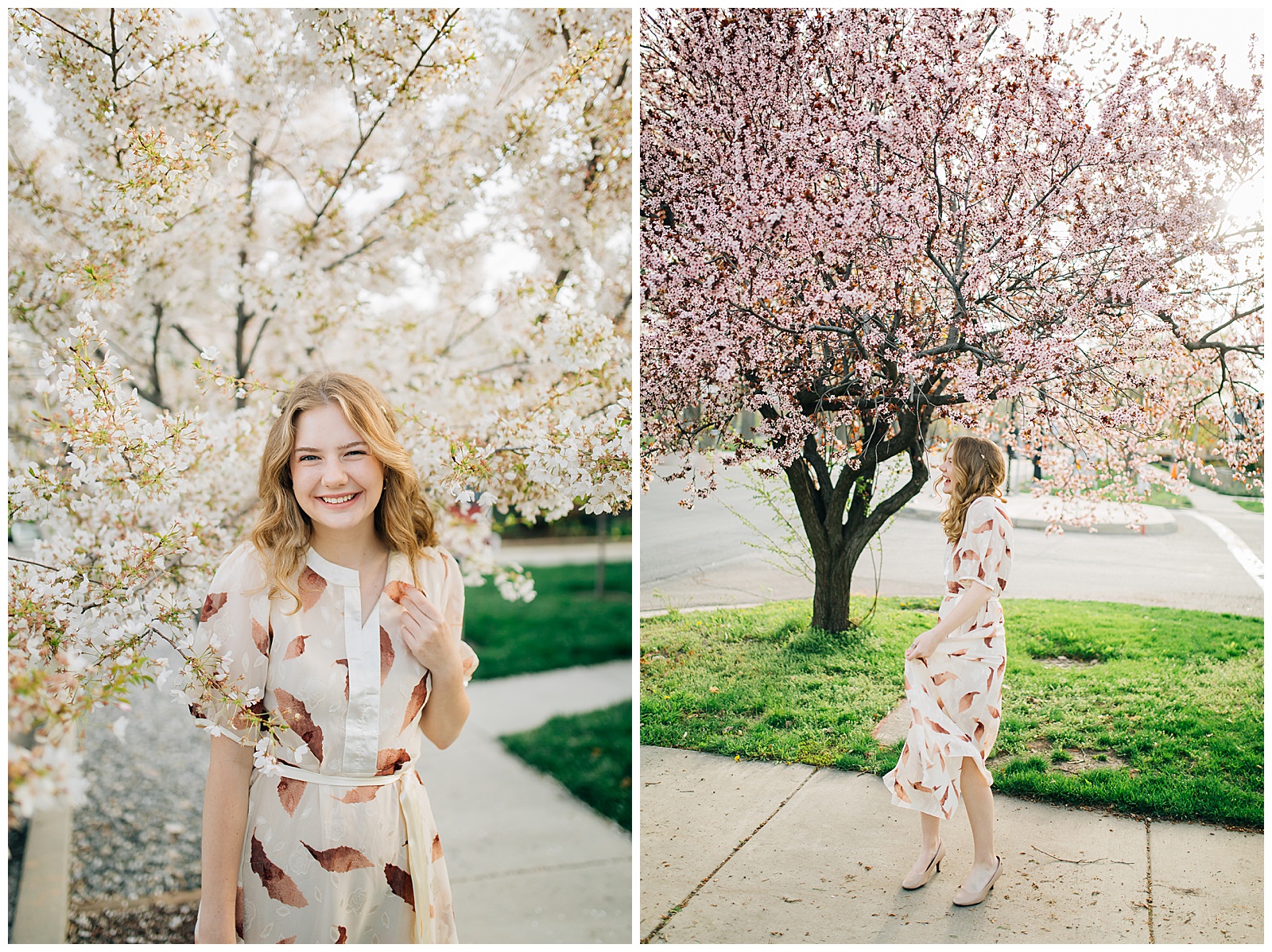 Amanda's Senior Photos Amongst Spring Trees at Liberty Party & Wall Art ...
